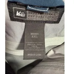 REI | Jackets & Coats | Rei Softshell Jacket Mens Xxl Blue Hooded Full ...
